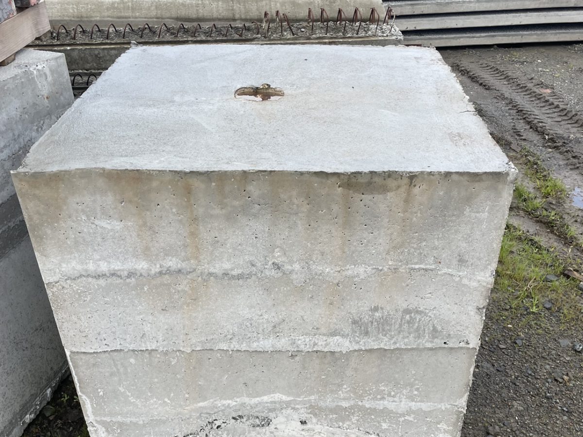 Concrete ballast Blocks 1m3 - Barfoote Construction